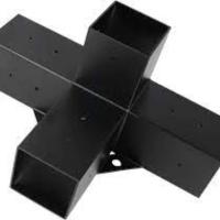 China Customized Steel Pergola Brackets Kit Air Conditioner Parts Heavy Duty 500kg Load Capacity for sale