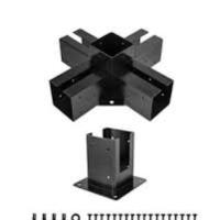 China Customized Steel Pergola Brackets Kit Air Conditioner Parts Heavy Duty 500kg Load Capacity for sale