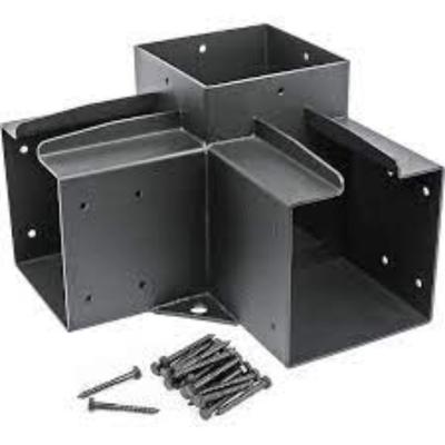 China Custom Stainless Steel Pergola Brackets Kit 0.4-3mm Thickness for Outdoor Structures for sale