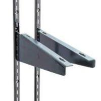 China Custom Steel Wall Mounted Shelf Brackets for Air Conditioner Parts Heavy Duty 100kg Load Capacity for sale