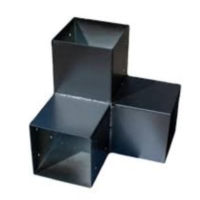 China Customized Steel Pergola Brackets Kit with Zinc Plated Surface Treatment for Outdoor Construction for sale
