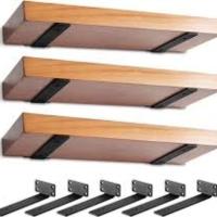 China Custom Steel Wall Mounted Shelf Bracket Heavy Duty Load Capacity 100kg with In-House Inspection for sale