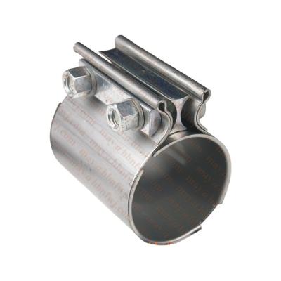 China Stainless Steel Metal Pole Clamps with Thumb Screw 1.5mm Thickness 8-20 inch for sale