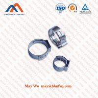 China Stainless Steel Metal Pole Clamps with Thumb Screw 1.5mm Thickness 8-20 inch for sale