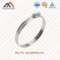 China Stainless Steel Metal Pole Clamps with Thumb Screw 1.5mm Thickness 8-20 inch for sale