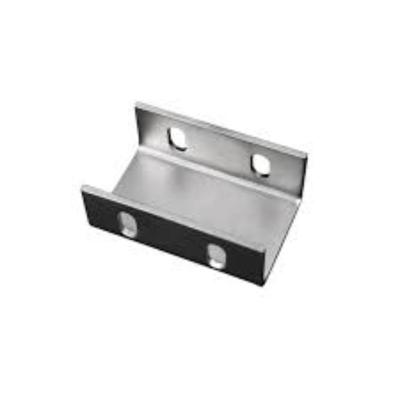 China Custom Stainless Steel U Shape Angle Brackets OEM Metal Stamping Bending Parts 90 Degree for sale
