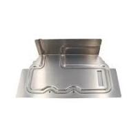 China Custom Steel Powder Coated Stamping Bending Parts U Shape Angle Brackets OEM 90 Degree for sale