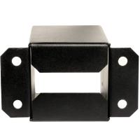 China Custom Carbon Steel Welded Mount Bracket Post Base Metal Stamping Parts Q235 for sale