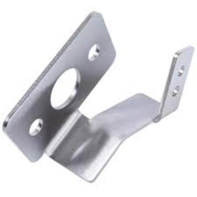China Stainless Steel U Shape Angle Brackets OEM Custom Bending Fabrication 90 Degree for sale
