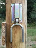 China Custom Livestock Gate Latch Sheet Metal Stamping Part Carbon Steel 600 Ton Press for sale
