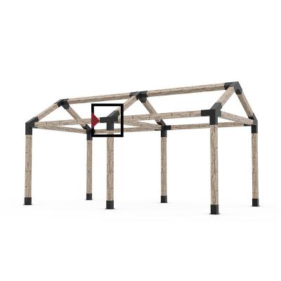 China Customizable Steel Pergola Brackets 4x4 ISO9001 Certified for Outdoor Structures for sale