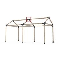 China Customized Logo Pergola Kit with Corner Base Bracket and Wood Beams Connector 290g for sale