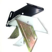 China Customized Anodized T Shape Wood Connecting Bracket 0.4-3mm Thickness Steel Stamping for sale