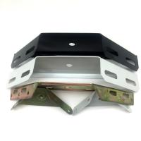 China Customized Anodized T Shape Wood Connecting Bracket 0.4-3mm Thickness Steel Stamping for sale