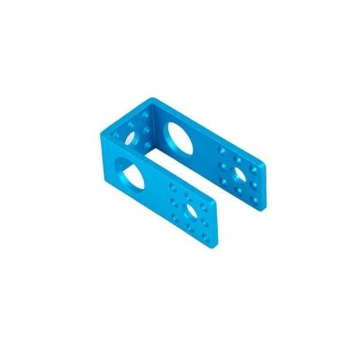 China Polished Steel Reinforced U Bracket for Shelves Custom Stamping Hardware 1-15mm Thickness for sale