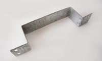 China Customized Steel Aluminum U Bracket Wall Mounting Bracket 1-15mm Thickness Sheet Metal Stamping for sale