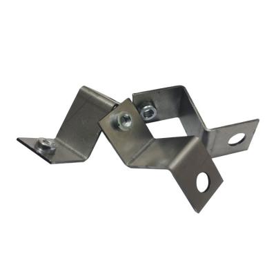 China Custom Metal Saddle Bracket Stainless Steel 1-15mm Thickness for Mounting for sale