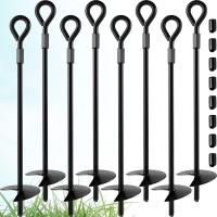 China Custom OEM Earth Augers Anchor Spiral Ground Anchor Stainless Steel for Agricultural Applications for sale
