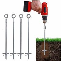 China Custom OEM Earth Augers Anchor Spiral Ground Anchor Stainless Steel for Agricultural Applications for sale