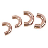 China Custom OEM Copper U Bend 180 Degree Elbow Pipe Fittings 0.5mm-25mm Thickness for sale