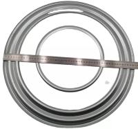 China Aluminum Deep Drawn Fabrication Sheet Metal Stamping Dacromet Coated Metal Lids 0.1mm Tolerance for sale