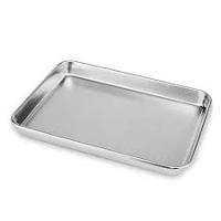 China Customization 304 Stainless Steel Rectangular Square Oven Tray with Aluminum Material for sale