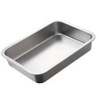 China Customization 304 Stainless Steel Rectangular Square Oven Tray with Aluminum Material for sale