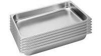 China Customization 304 Stainless Steel Rectangular Square Oven Tray with Aluminum Material for sale