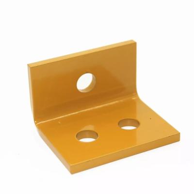 China Custom Steel Bracket 0.4-3mm Thickness Sheet Metal Stamping Parts for Punching Welding for sale