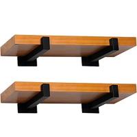 China Custom Floating Shelf Hidden Metal Bracket 1.5mm Thick 8-20 Inch for Space Saving Furniture Support for sale