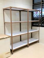 China Aluminum Bolt-less Storeroom Rack Custom Size 80000sqm Factory Storage Shelving for sale