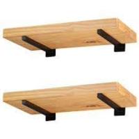 China Customized Wall Mounted Shelf Brackets with Stamping Hardware Part and Color Options for sale