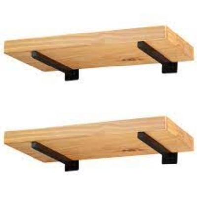 China Customized Wall Mounted Shelf Brackets with Stamping Hardware Part and Color Options for sale