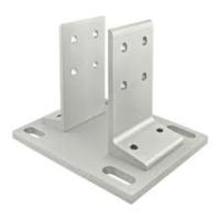 China Custom Steel Stainless Steel Floor Mount Base Plate OEM ODM Stamping Parts 2mm Thick for sale