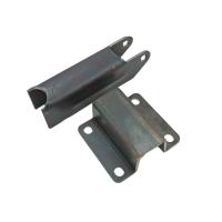 China Custom Metal Stamping Bending Parts Powder Coated Steel Brackets 0.1-8mm Thickness for sale