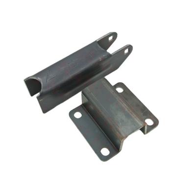 China Custom Metal Stamping Bending Parts Powder Coated Steel Brackets 0.1-8mm Thickness for sale