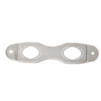 China Custom Metal Stamping Bending Parts Powder Coated Steel Brackets 0.1-8mm Thickness for sale