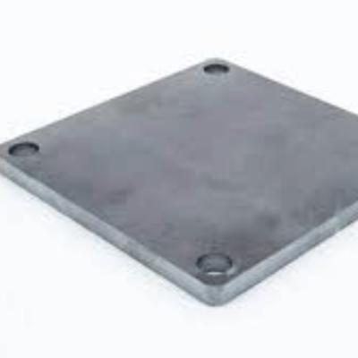 China Custom Stainless Steel Fabrication Straight Base Plates CNC Laser Cutting Stamping Parts for sale