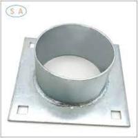 China Steel and Stainless Steel Floor Mount Base Plate with Second Operation E-coating for sale