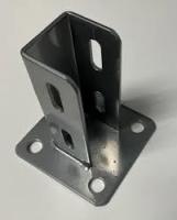 China Custom Steel Stainless Steel Floor Mount Base Plate Stamping Parts for Energy Industry 2mm Thickness for sale
