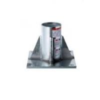 China Custom Steel Base Plate Powder Coating Floor Mount for OEM Stamping Parts 2mm Thick for sale