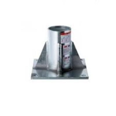 China Custom Steel Base Plate Powder Coating Floor Mount for OEM Stamping Parts 2mm Thick for sale