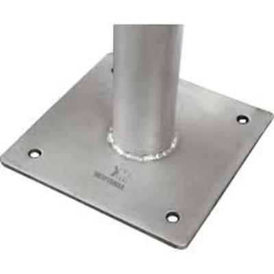 China Custom Steel Stainless Steel Floor Mount Base Plate Stamping Parts OEM Manufacturing Service for sale