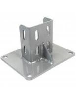 China Custom Steel Stainless Steel Floor Mount Base Plate Stamping Parts OEM Manufacturing Service for sale
