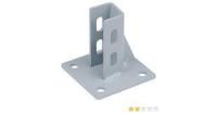 China Custom Heavy Duty Stainless Steel Floor Mount Base Plate 2mm Thickness OEM Stamping for sale