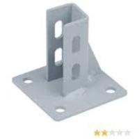 China Custom Steel Stainless Steel Floor Mount Base Plate Stamping Parts 630T Press CNC Bending for sale