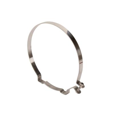 China Industrial Steel Stainless Steel Hose Clamps 0.05mm Tolerance Custom CNC Parts for sale