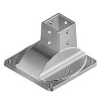 China Steel Stainless Steel Floor Mount Base Plate Custom Stamping Fabrication 630T Press for sale