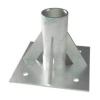 China Customized Iron Floor Mount Base Plate Q235 Steel Stamping Part for Energy Efficiency for sale