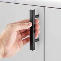 China Custom Stainless Steel Cabinet Handles with Oxidation Finish 0.1mm Tolerance OEM for sale